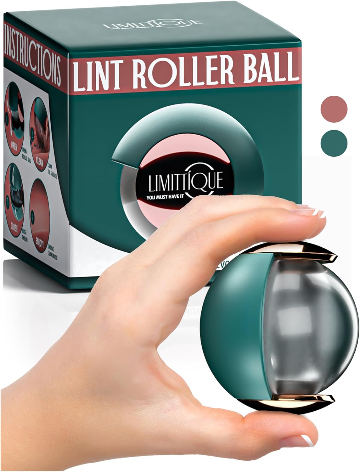 Amazon.com: Lint Roller Ball, Premium Compact, and Reusable Lint Roller ...