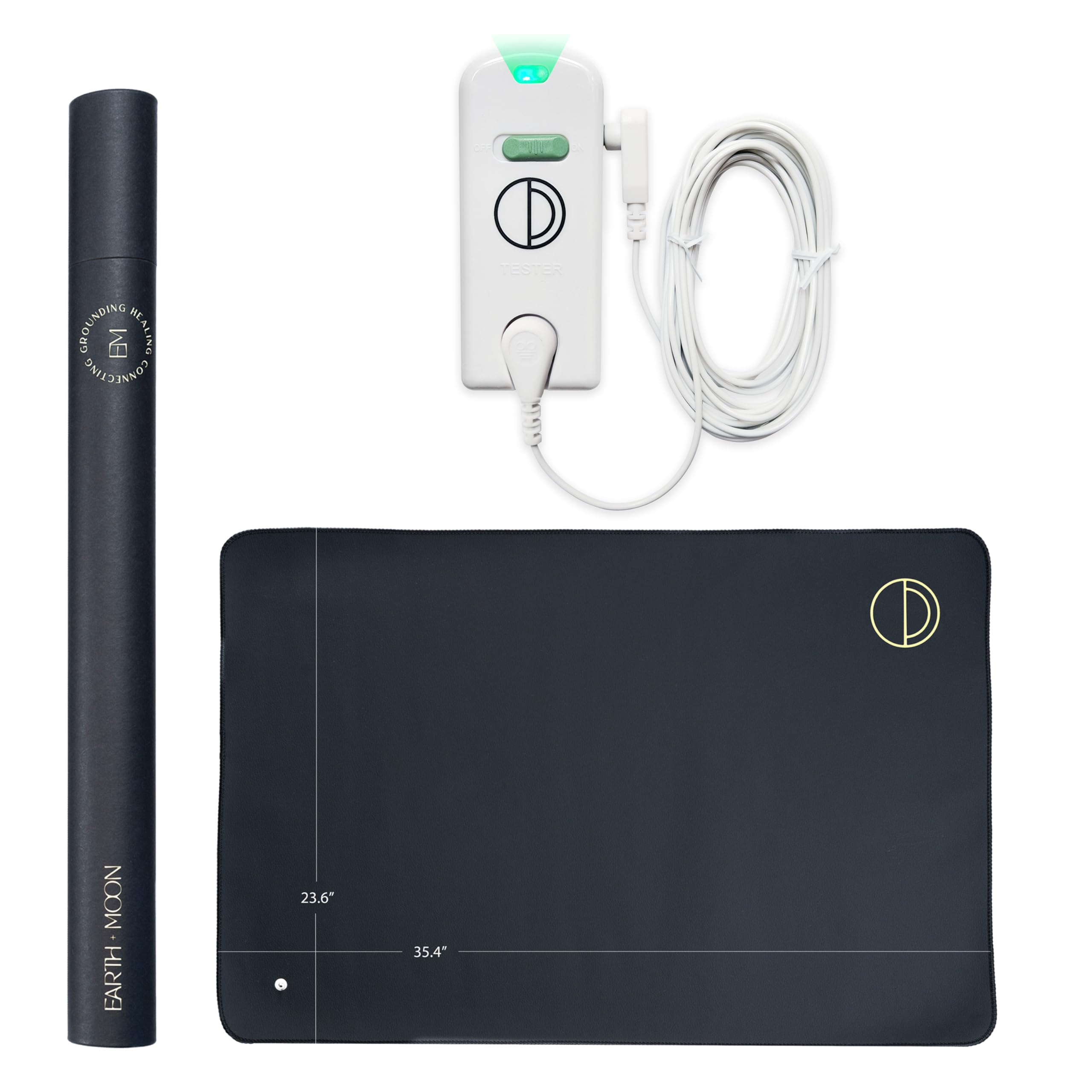 Amazon.com: Earth and Moon Grounding Mat Tester Bundle - 35.4" x 23.6 ...
