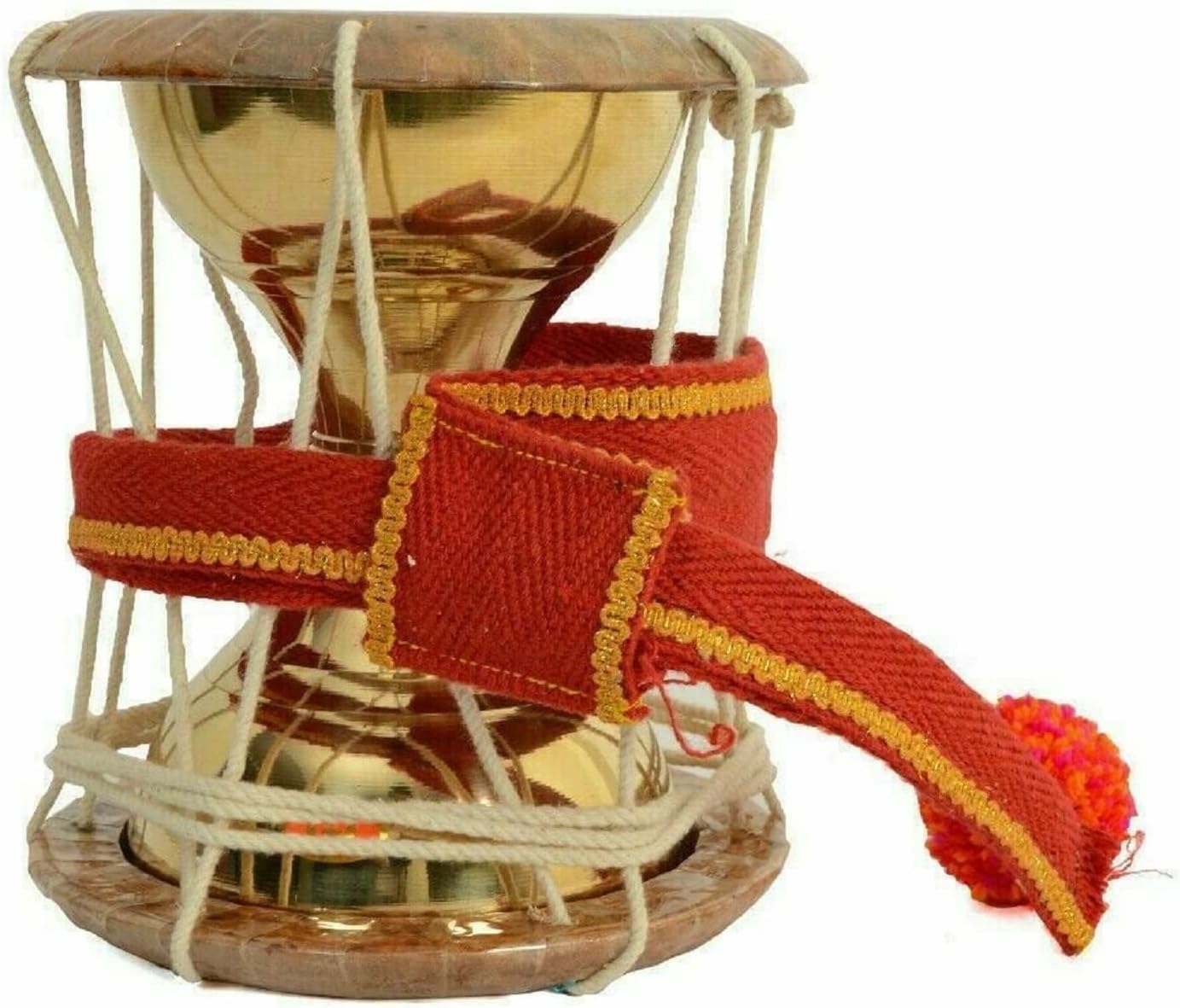 Amazon.com: Brass Material Udukkai South Indian Style Drum Folk Musical ...