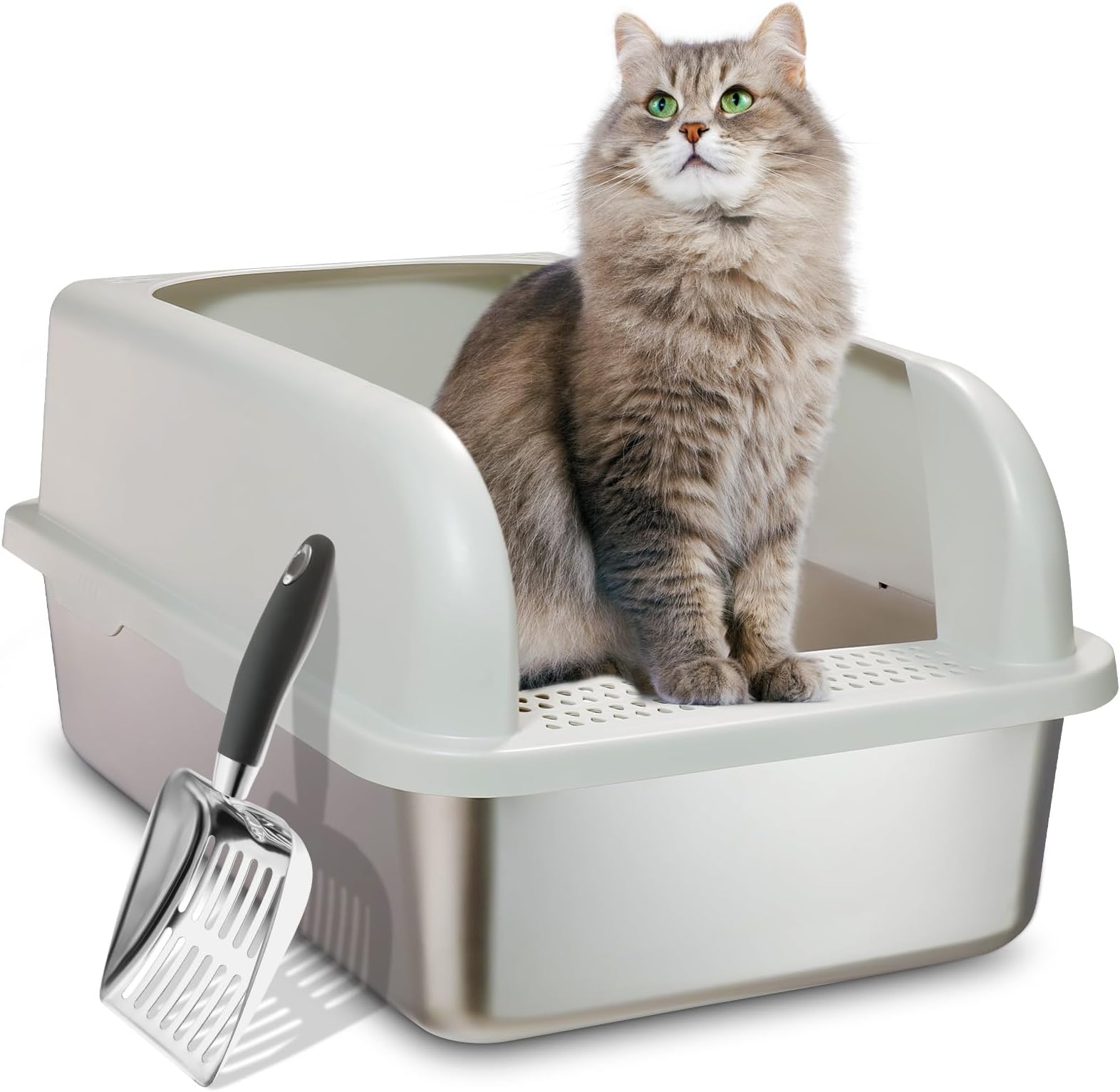 Amazon.com : Catit Smartsift Automatic Sifting Cat Litter Box : Litter ...