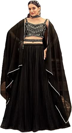 EKDAM AESTHETIC Black Muslim woman Eid Festival Ghagra Lehenga Choli ...