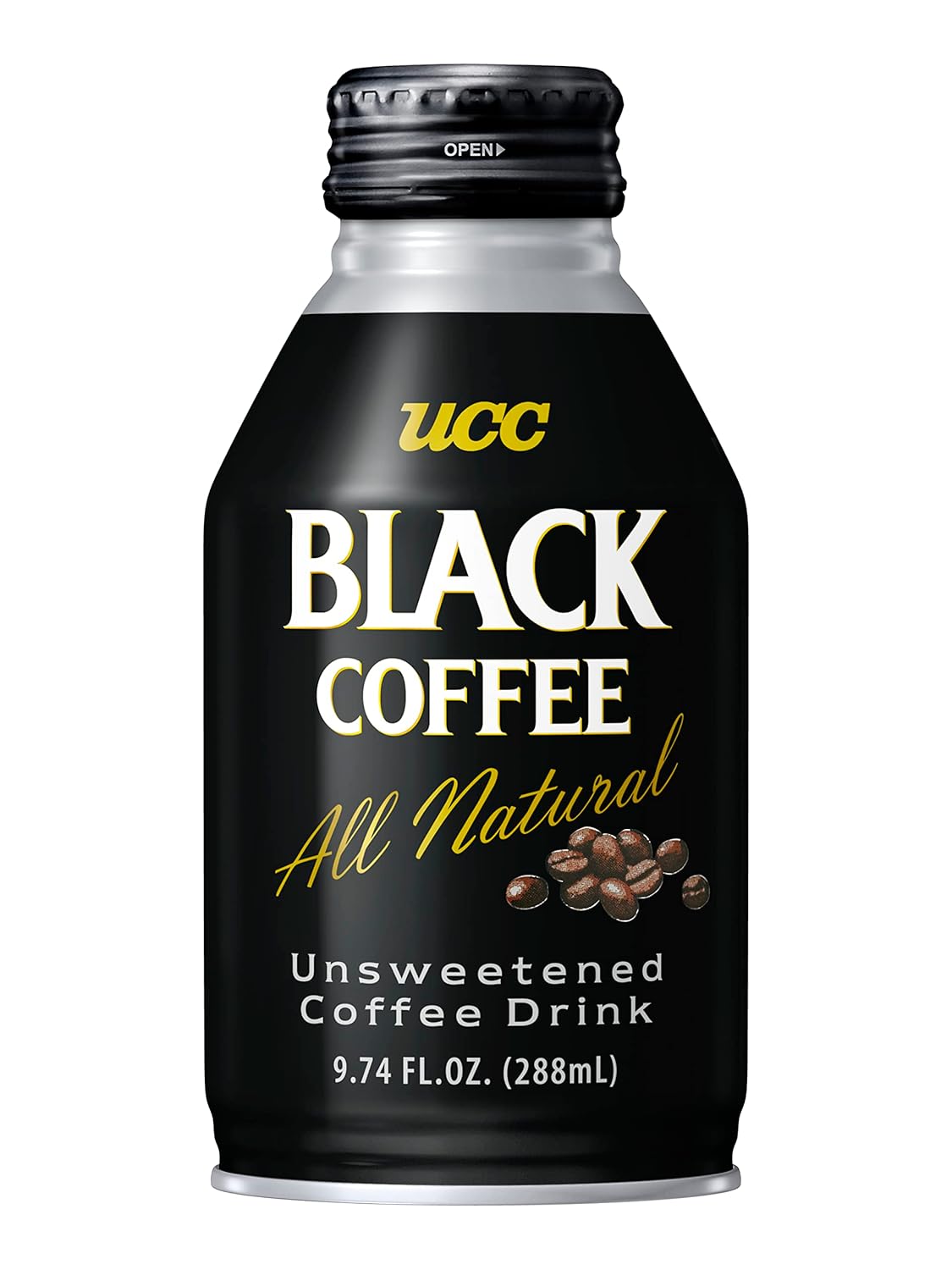 Amazon.com: UCC Ready to Drink Black Coffee, 9.74 FL OZ (Pack of 24), All Natural Unsweetened ...