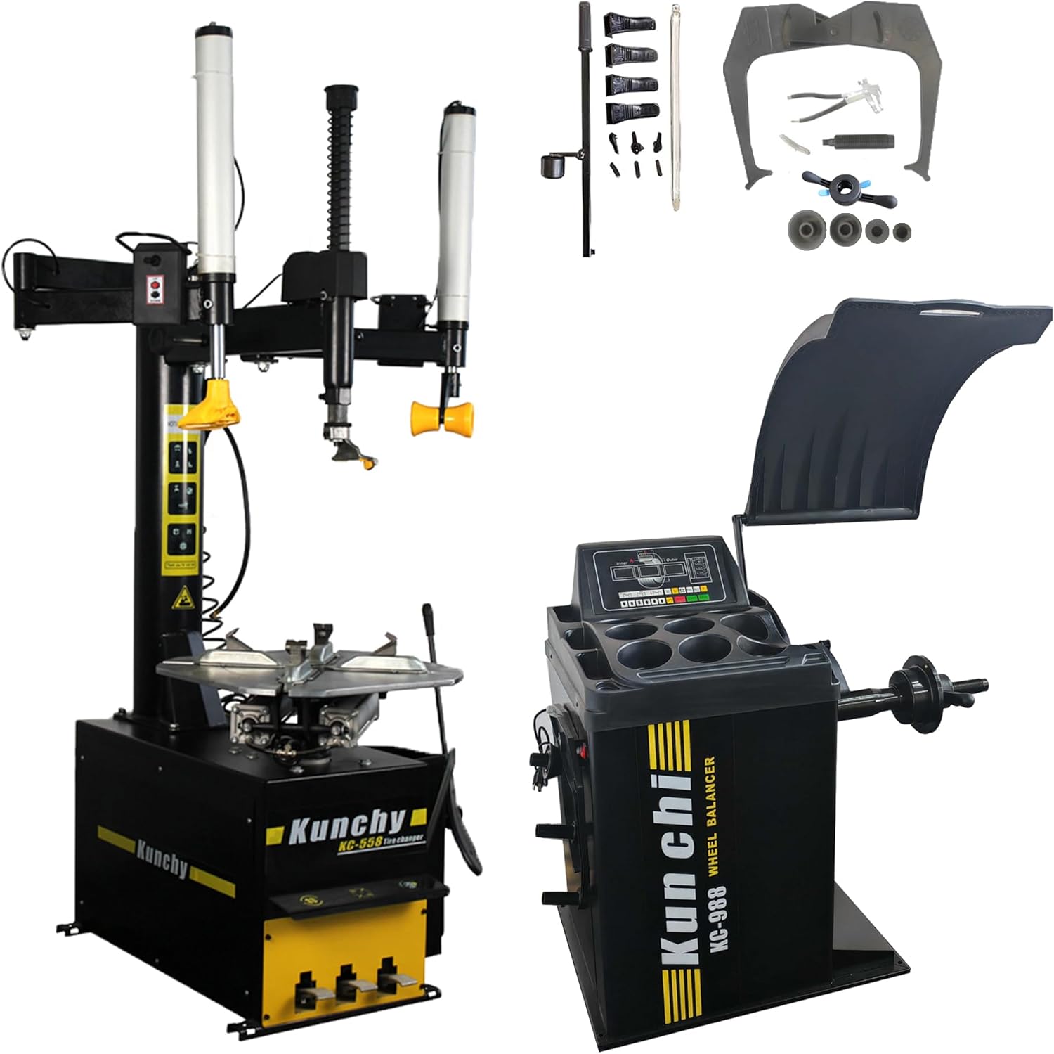 Amazon.com: KC 988 Tire Changer Wheel Changers Machine Combo 680S ...