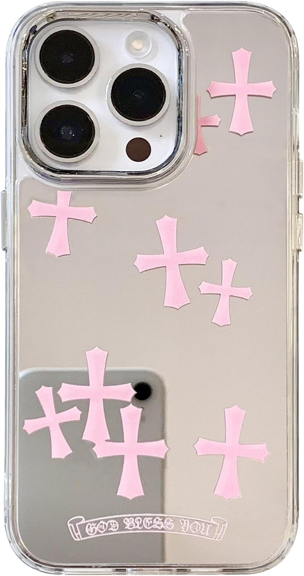 Amazon.com: ezyuzy Fits iPhone 15 Pro Max Case Bless Cross Phone Case ...