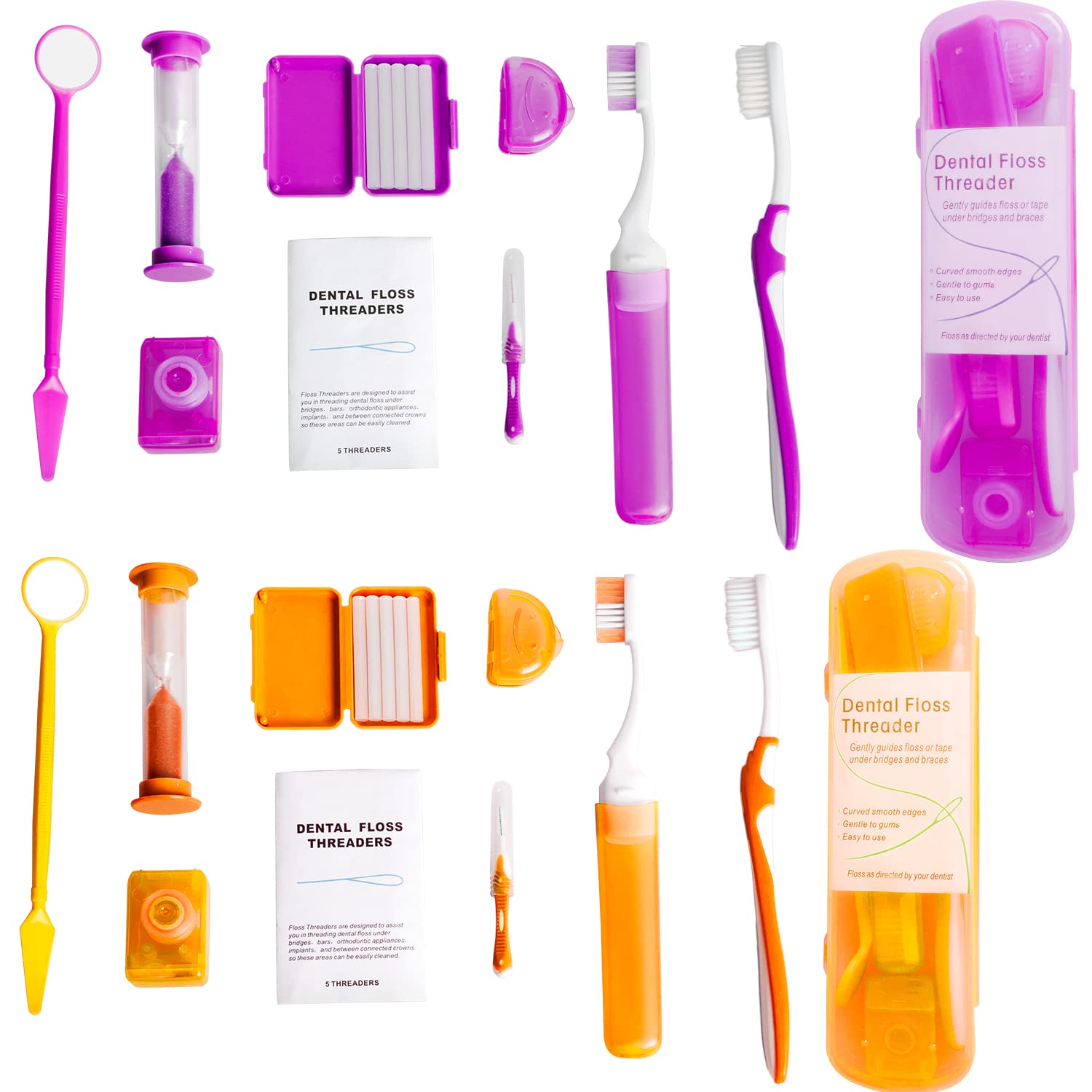 Orthodontic Oral Care Kit – 2Pack – Travel Kit for Patients ...