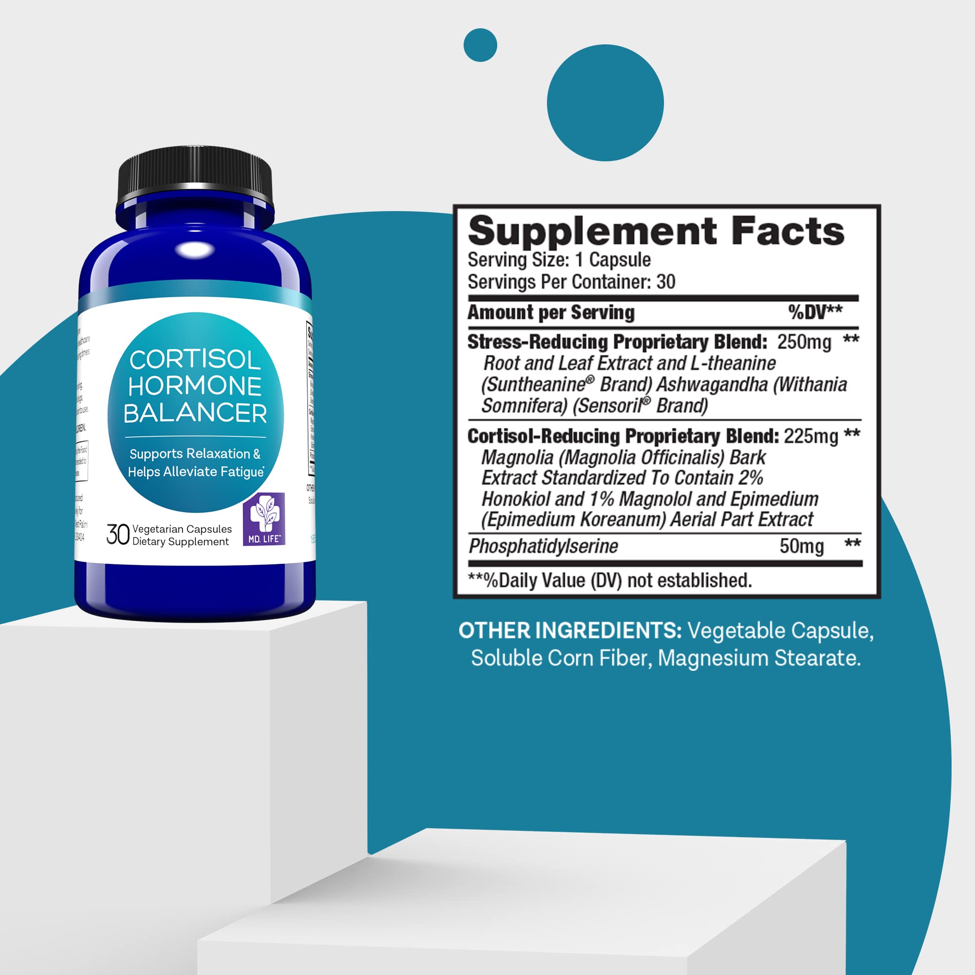 Snapklik.com : MD Life Cortisol Support Hormone Balancer