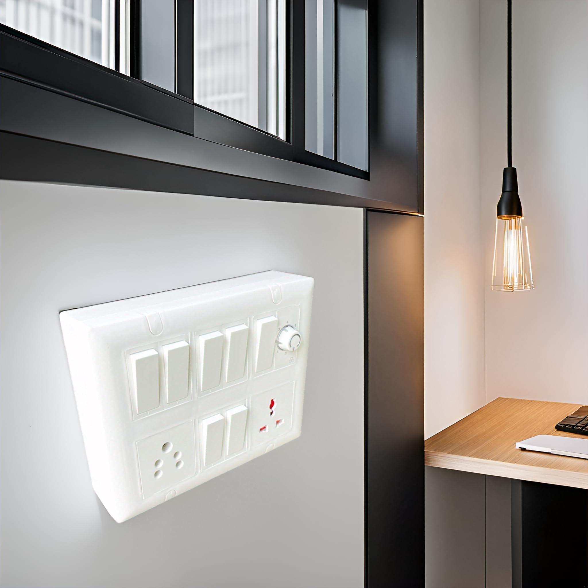 A1 LED Modular Switch Board Set with Multi Switch 13A International ...