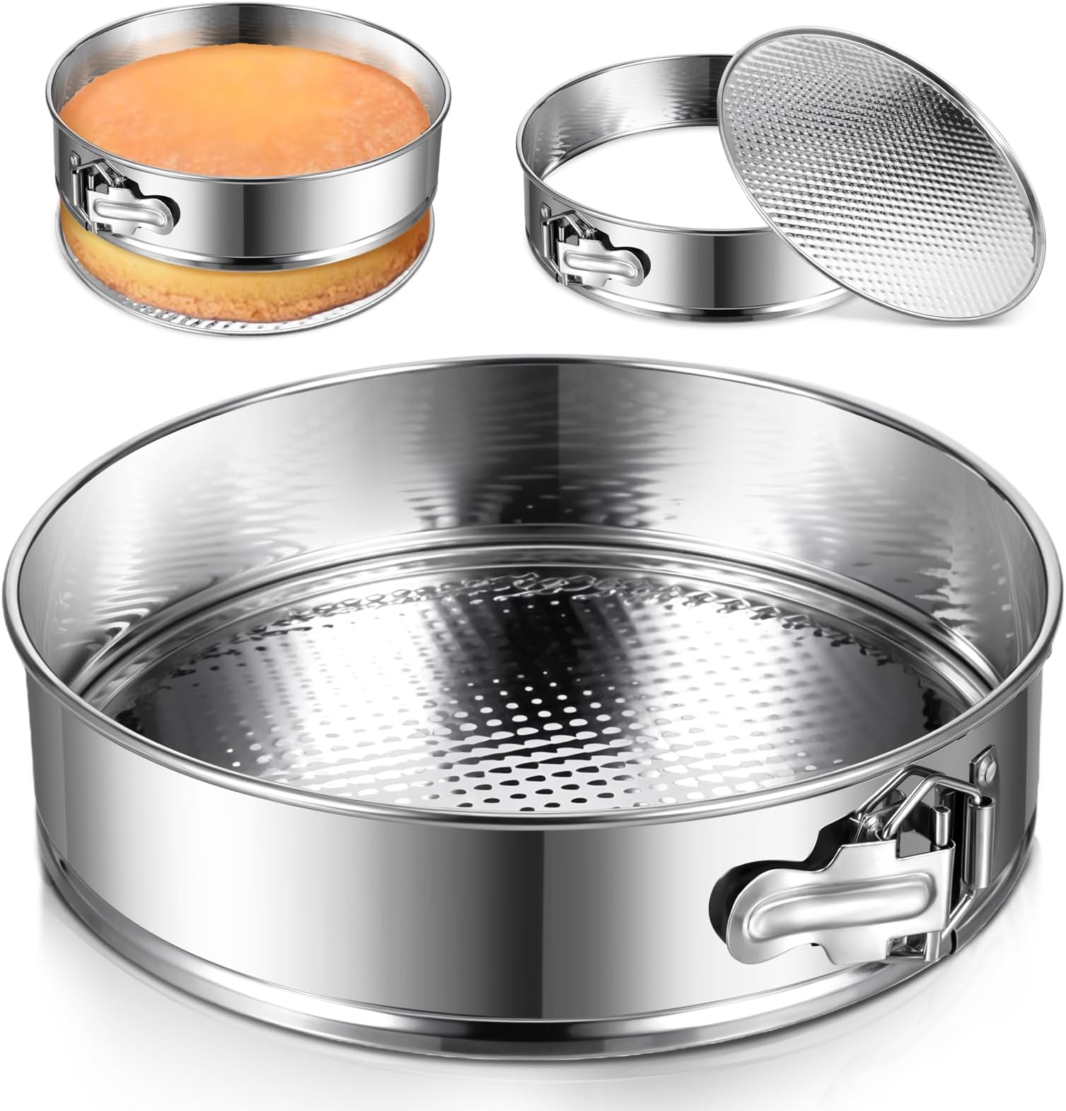 Amazon.com: 7 Inch Springform Pan, Non Stick Cake Pan/Cheesecake Pan ...