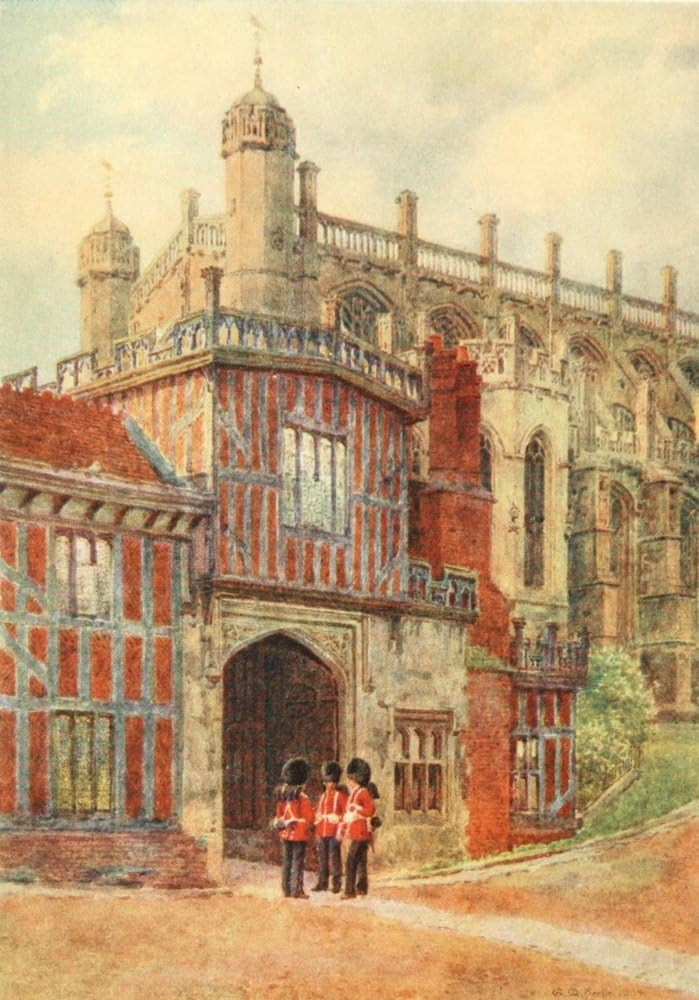 Amazon.com: Windsor 1908 Entrance to the Horseshoe Cloisters Poster ...