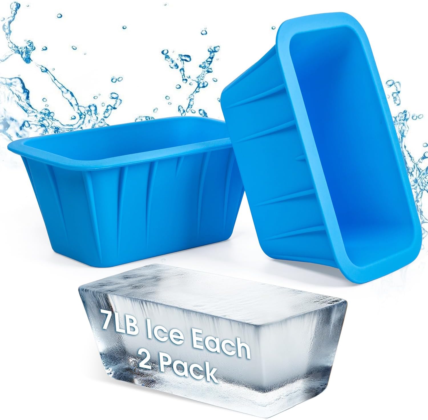 Amazon.com: Annaklin Ice Block Mold Extra Large for Ice Bath Cold ...