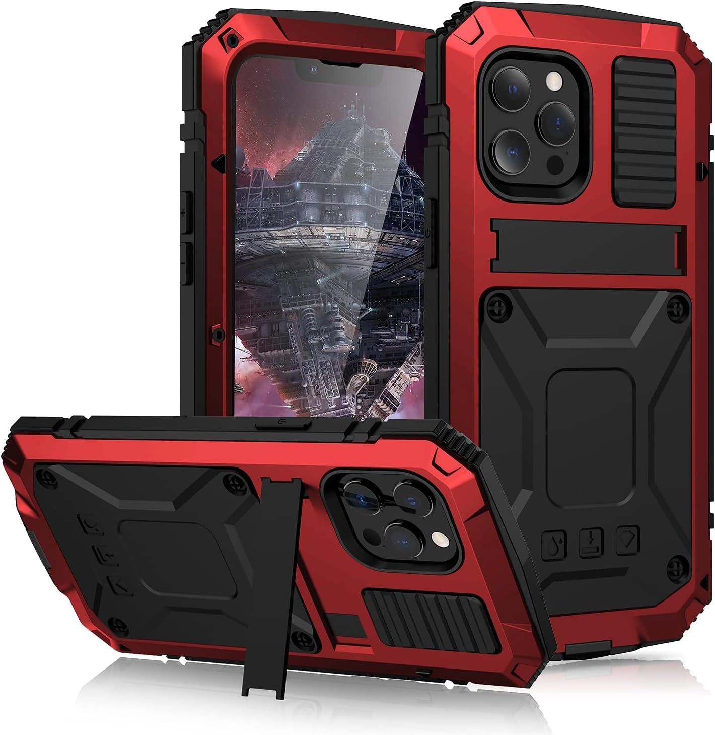Amazon.com: Gorilla Cases Funda para iPhone 12 Pro Max de metal de ...
