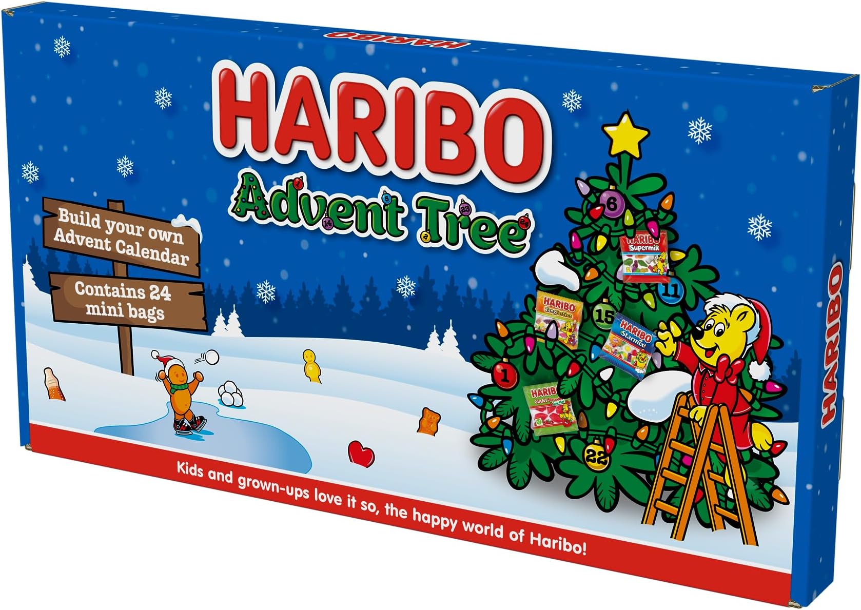 Amazon.com: HARIBO Advent Tree Sweets Christmas Advent Calendar 384g ...