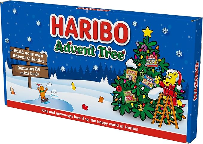 HARIBO Advent Tree Sweets Christmas Advent Calendar 384g : Amazon.co.uk ...