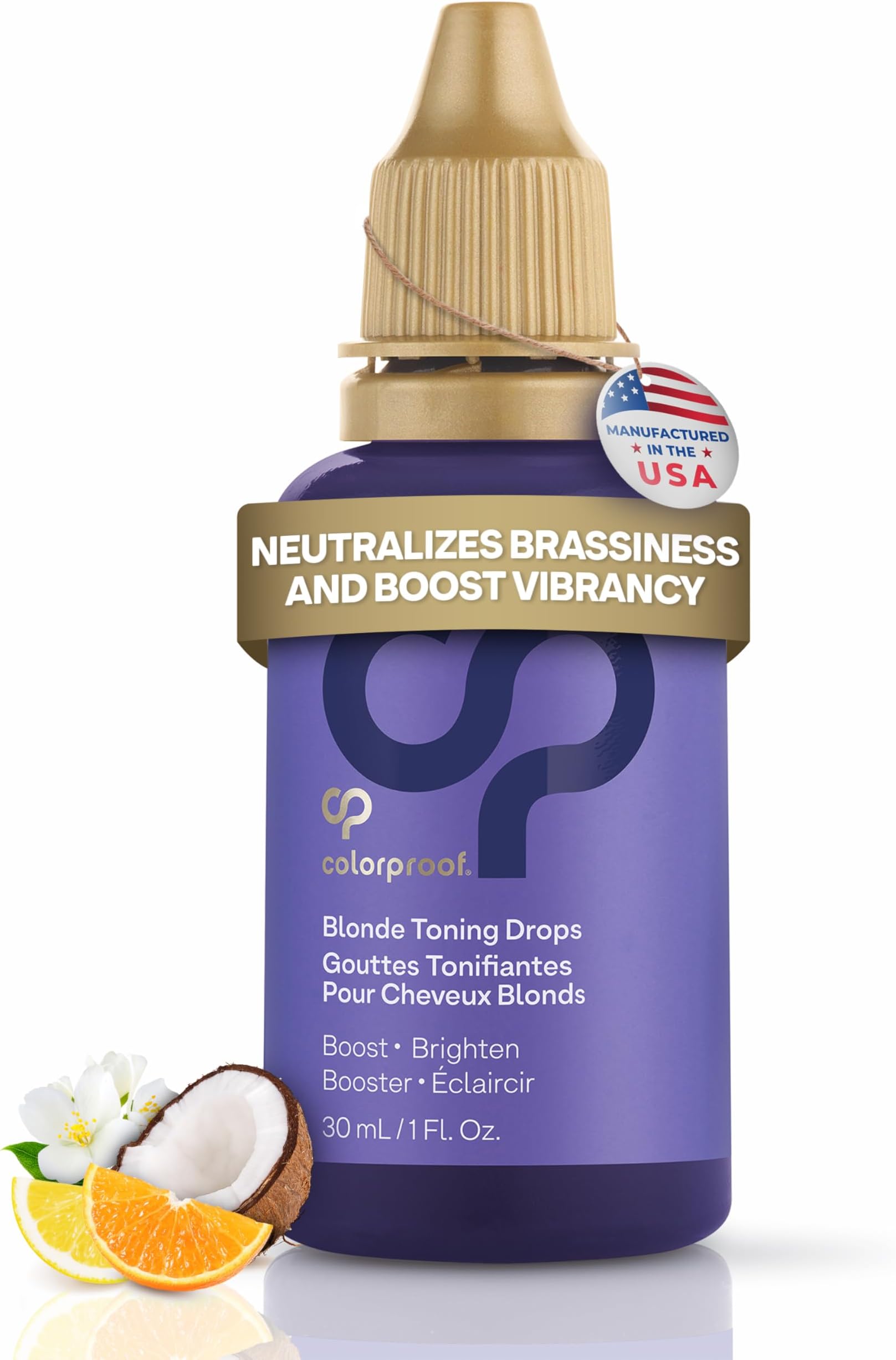 Amazon.com : OGX Impecca-Blonde Purple Toning Drops for Blonde Enhance ...