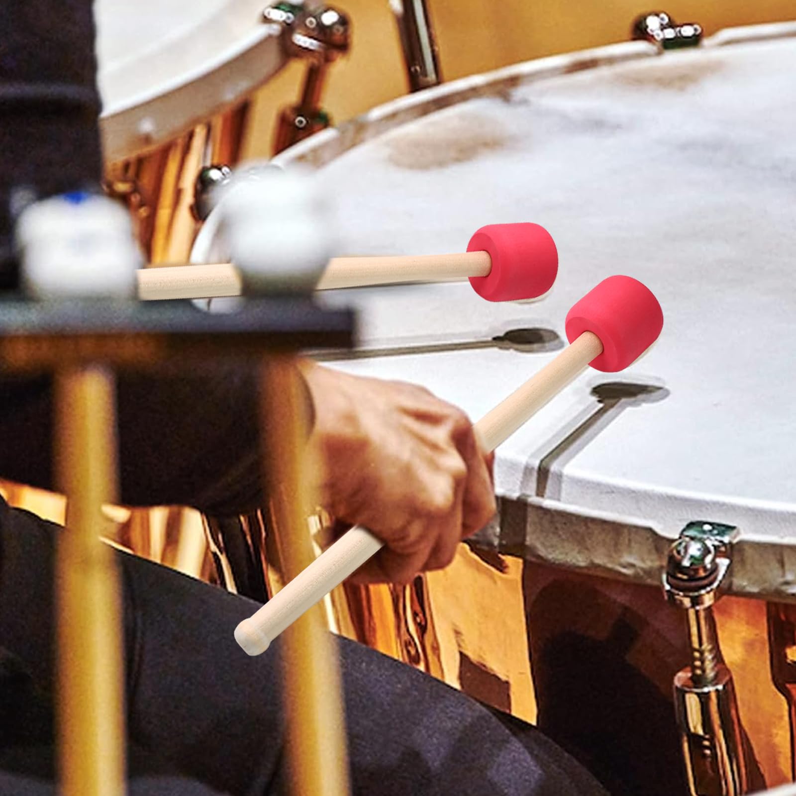 Snapklik.com : 2 Pack Drum Mallet, 12.8