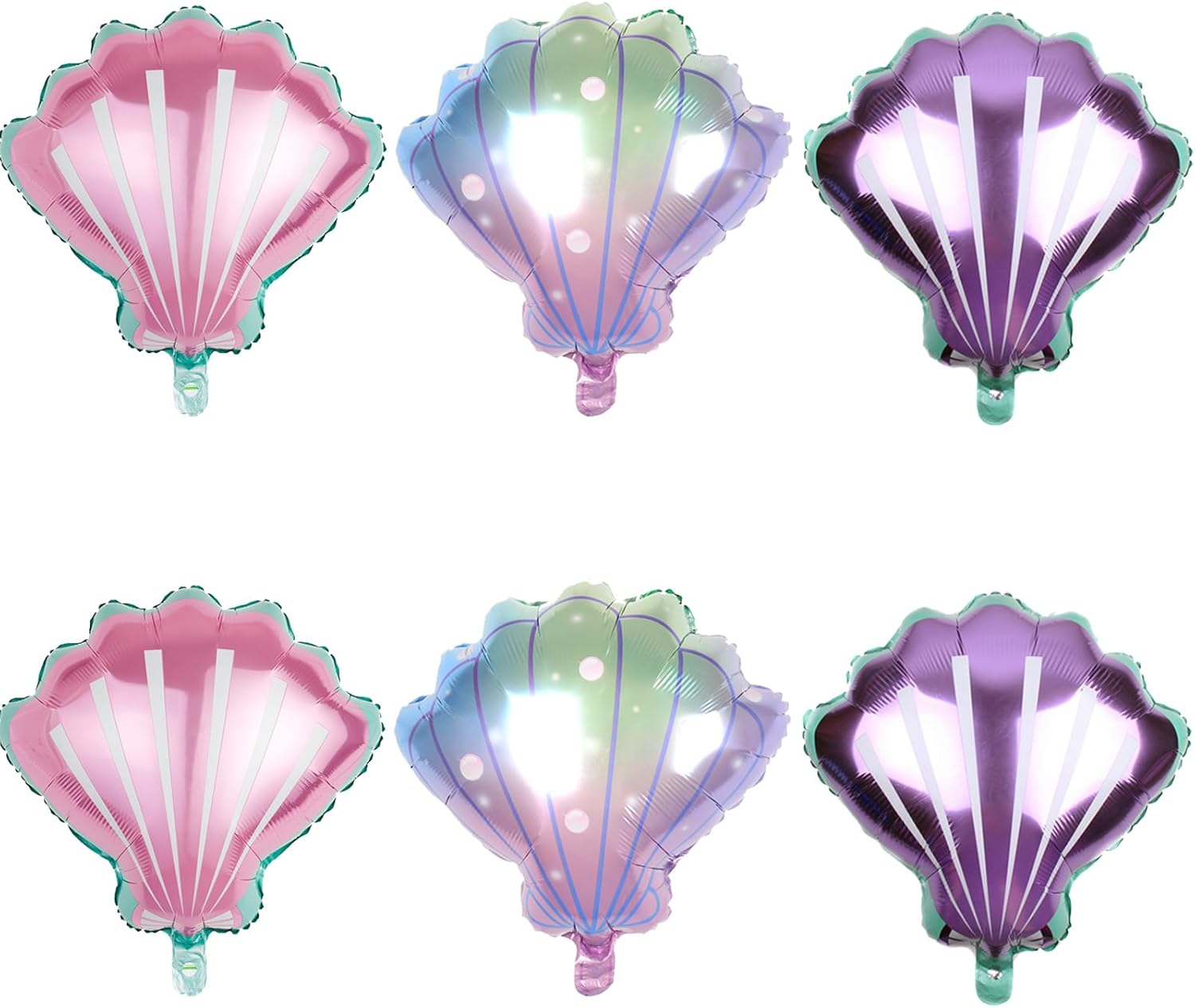 Amazon.com: BIEUFBJI Sea Shells Balloons Ocean Balloons Ocean Balloons ...