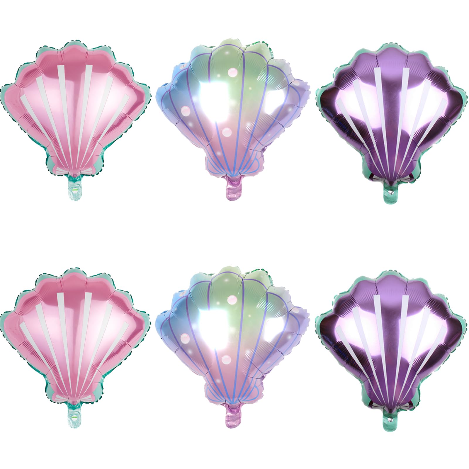Amazon.com: BIEUFBJI Sea Shells Balloons Ocean Balloons Ocean Balloons ...