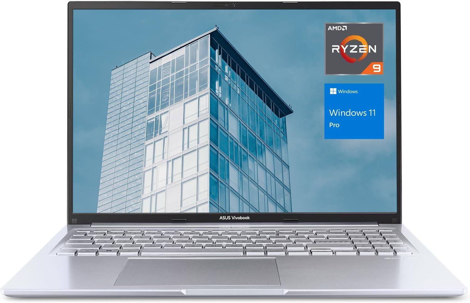 Amazon.com: ASUS Vivobook 16" Ryzen 9 Business laptop, Ryzen 9 7940HS ...