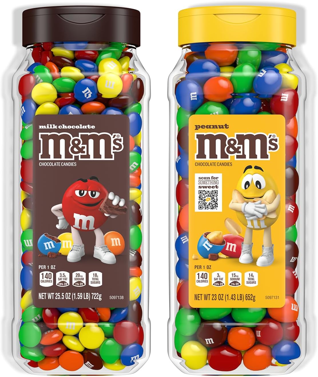 M M S Milk Chocolate Candies 3lb 14oz Jar Limited