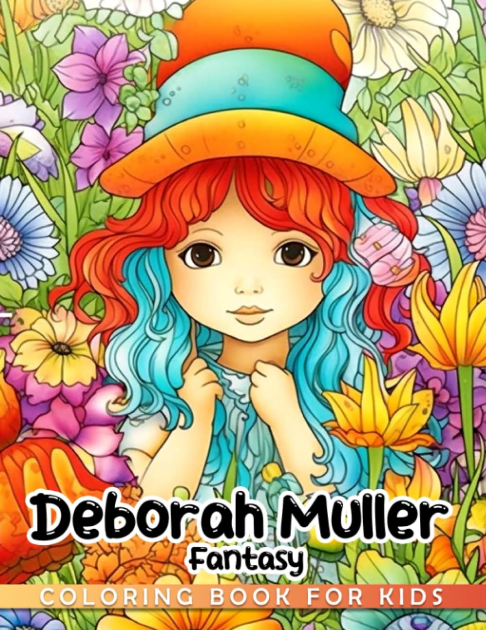 Amazon.com: Deborah Muller Fantasy Coloring Book For Kids: 50 ...