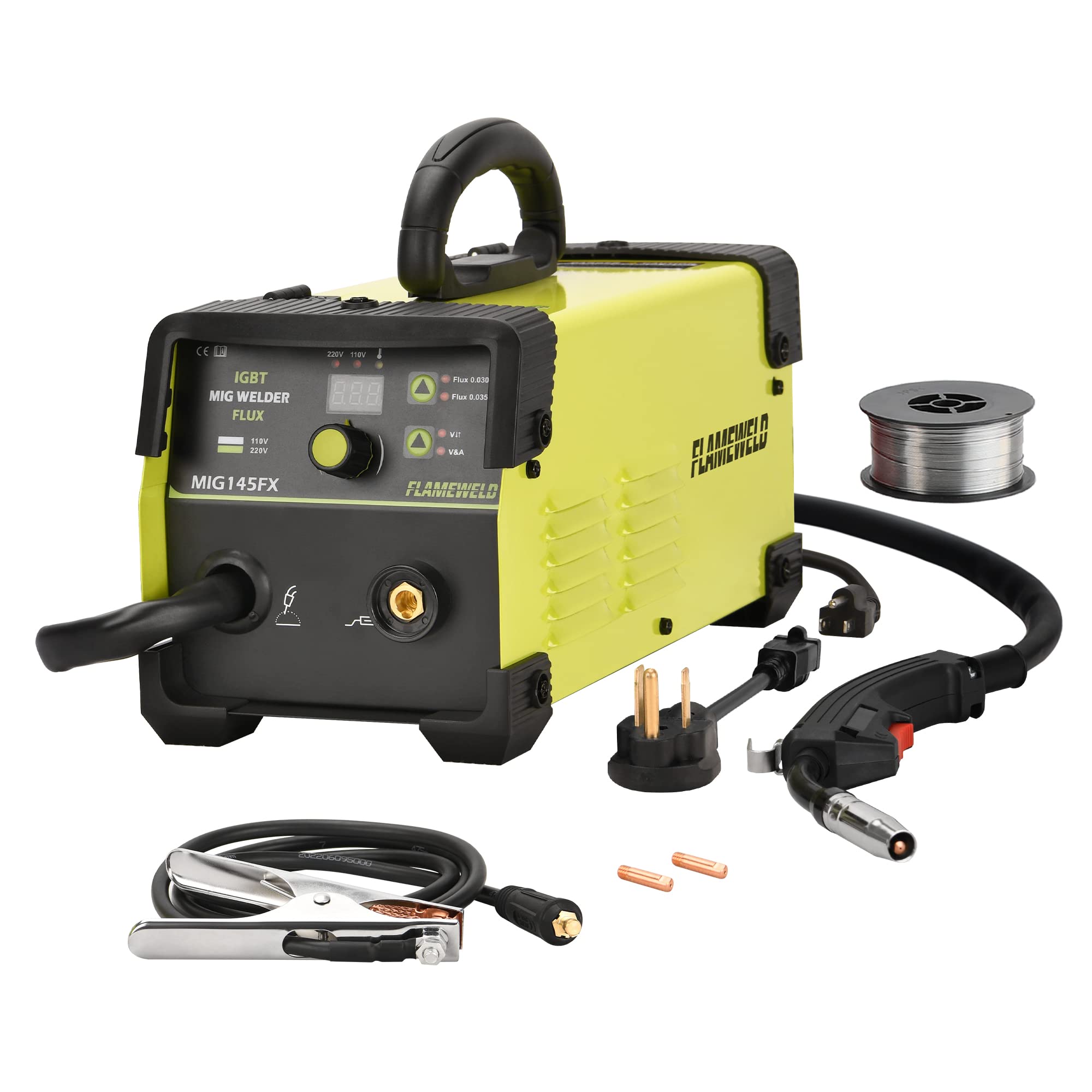 Flameweld MIG Welder Machine MIG145FX 145Amps Gasless Flux Core MIG