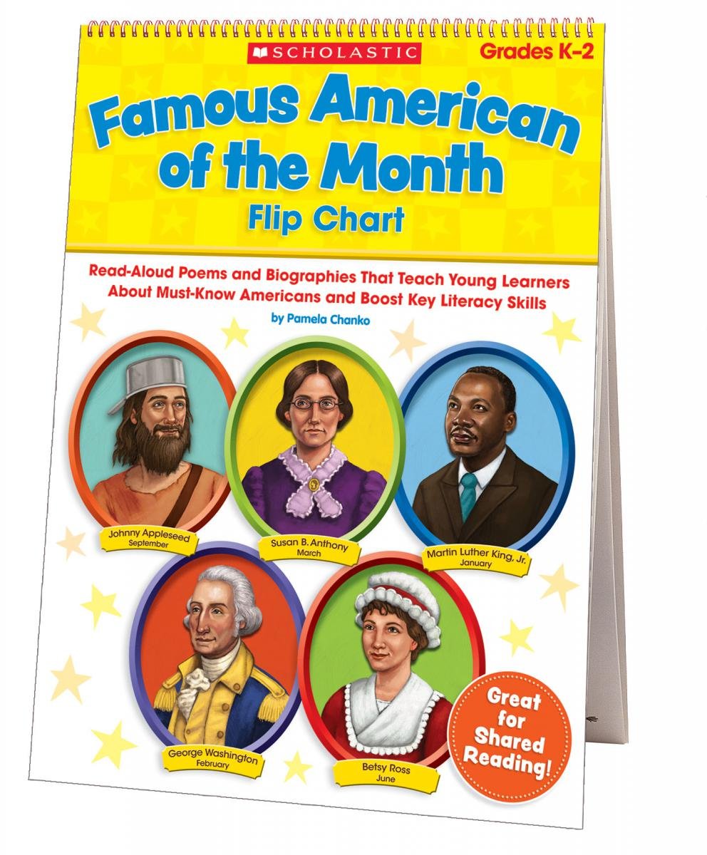 Famous American of the Month Flip Chart: Read-Aloud Poems and ...