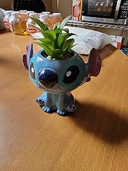 Amazon.com: Disney Lilo & Stitch 3-Inch Ceramic Mini Planter with ...