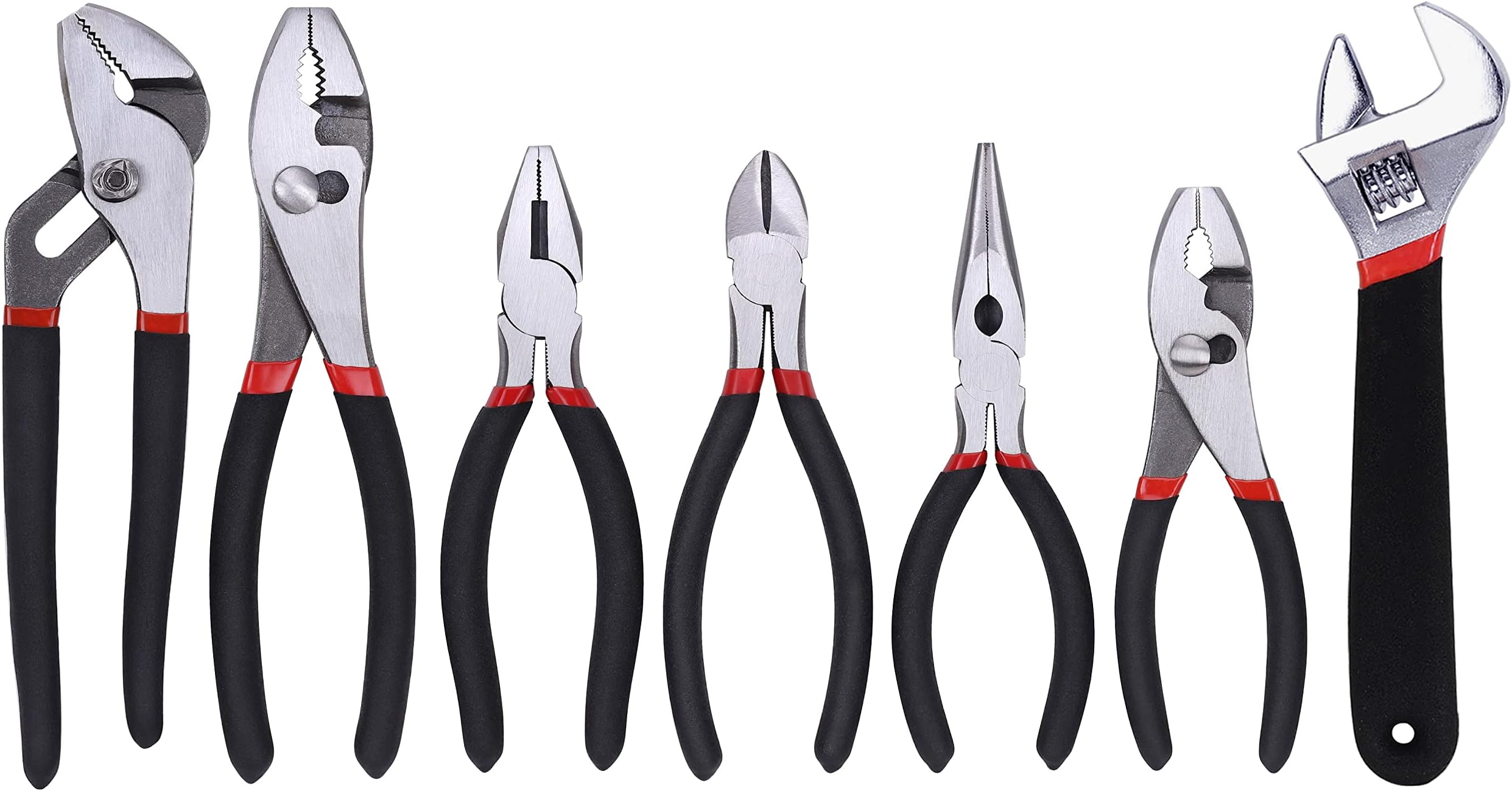 CRAFTSMAN Pliers Set, 3 Piece Set, 6 Inch Long Nose, 6 Inch Slip Joint ...