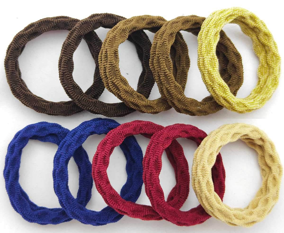 aizelx fancy sober Elastic rubber Bands ponytail holders fancy rubber ...