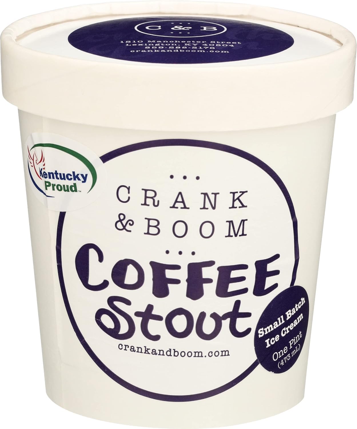 Amazon.com: CRANK & BOOM Coffee Stout Ice Cream, 1 PT : Grocery ...