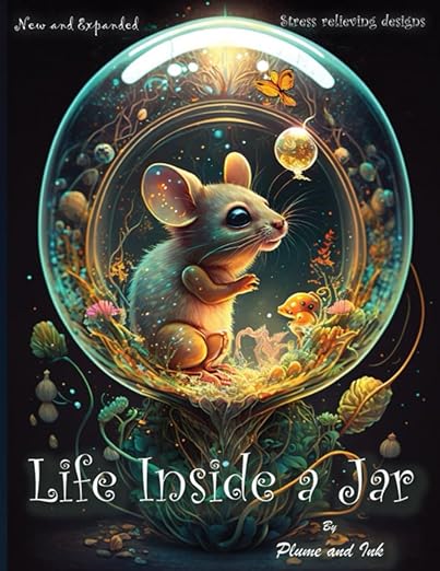 Amazon.com: Life Inside a Jar Coloring Book: Coloring Book for Adults ...