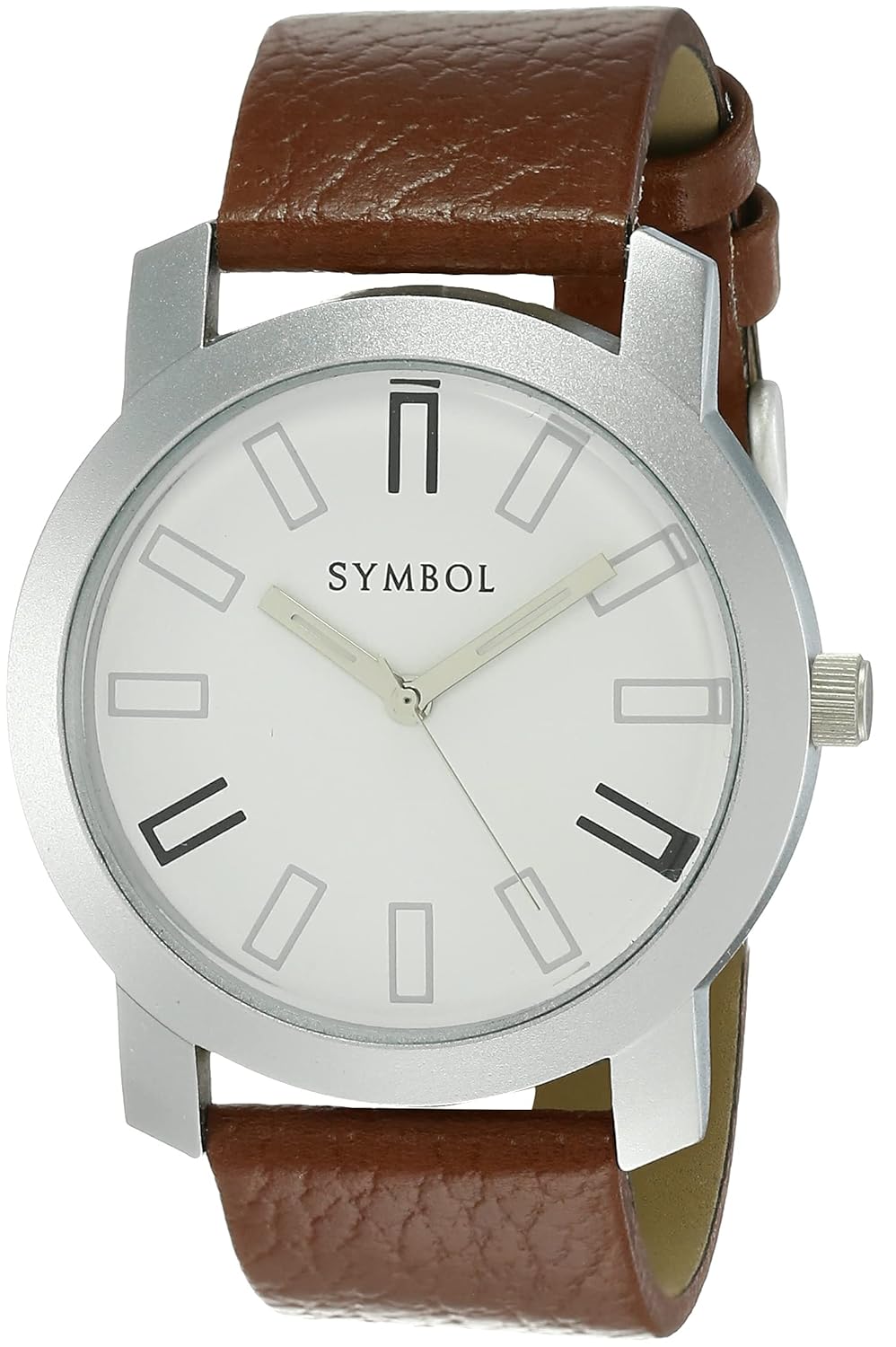 Buy Amazon Brand - Symbol Analog White Dial Men's Watch-AZ-SYM-SS21A ...