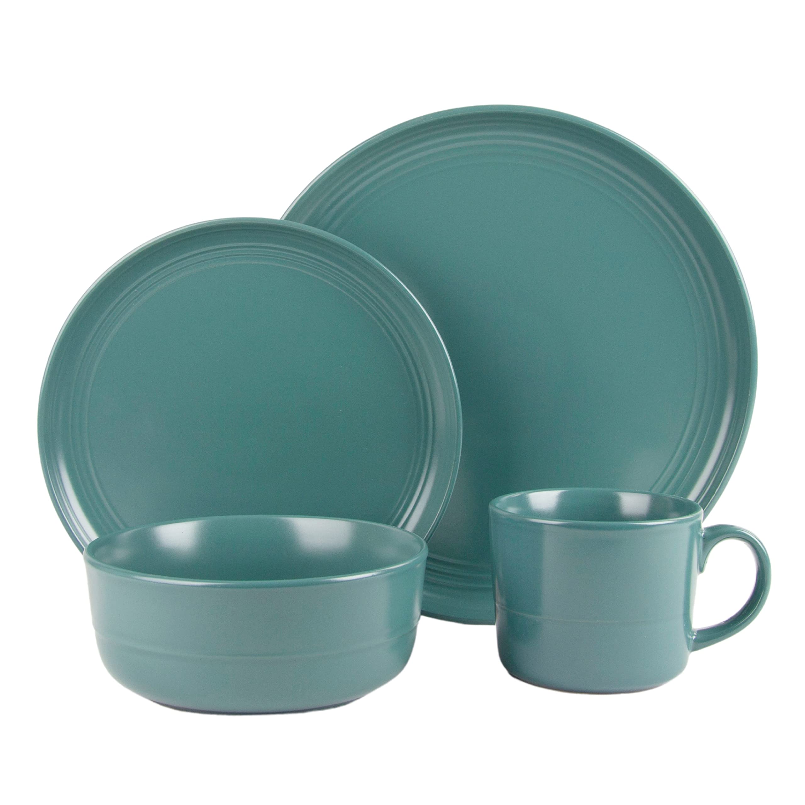 Snapklik.com : 10 Strawberry Street Double Line 16 Piece Dinnerware Set