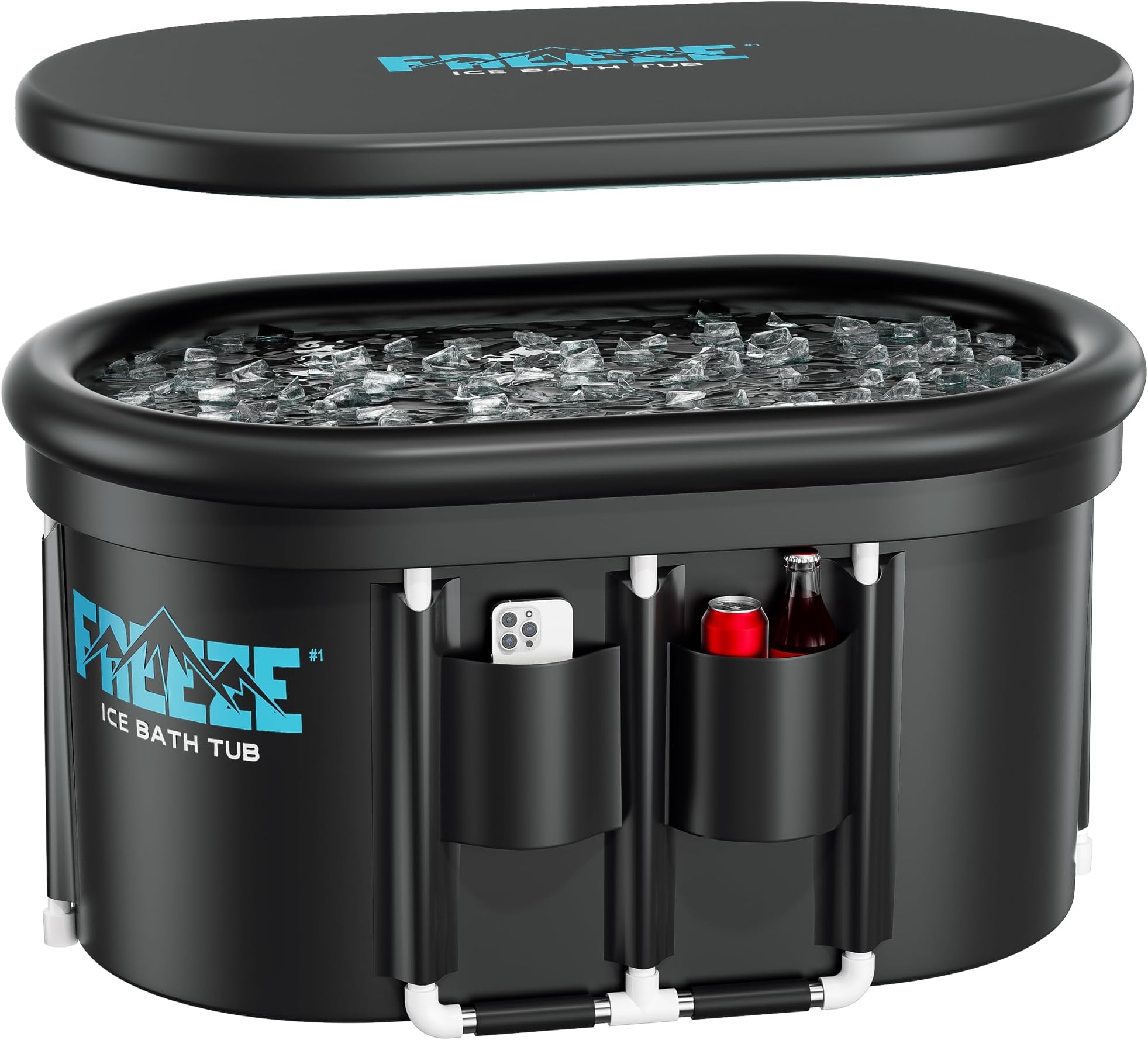 The Cold Pod Ice Bath Tub for Athletes XL: Cold Plunge Tub Outdoor with ...