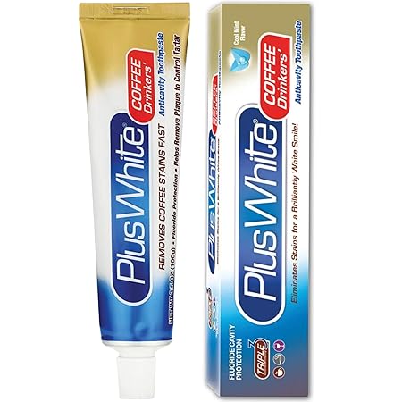 Amazon.com : Plus White Coffee Drinker's Teeth Whitening Toothpaste ...