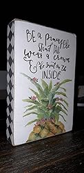 Amazon.com: Primitives by Kathy Block Sign - Be A Pineapple : Home ...