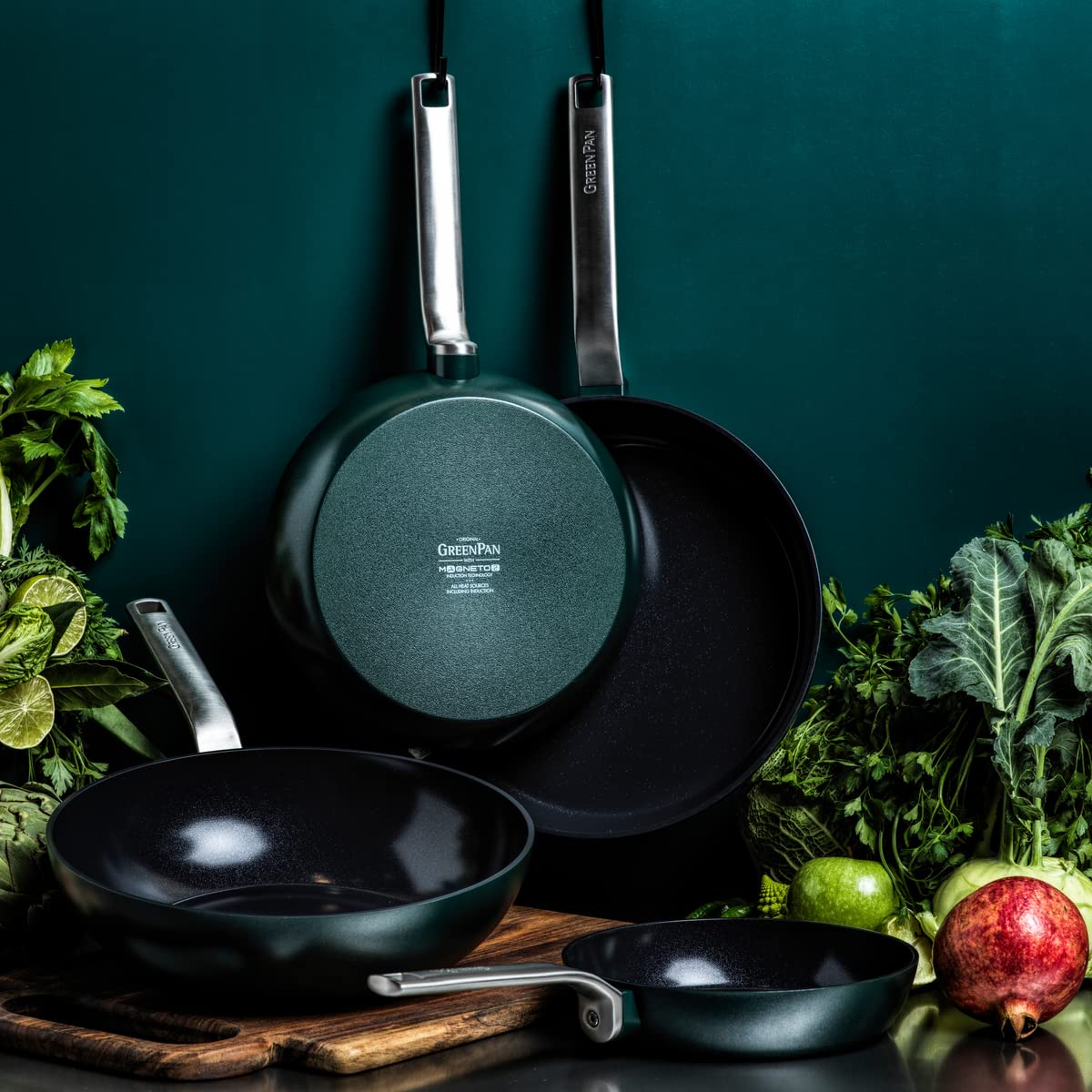 Snapklik.com : Greenpan Evolution Hard Anodized Healthy Ceramic Non ...