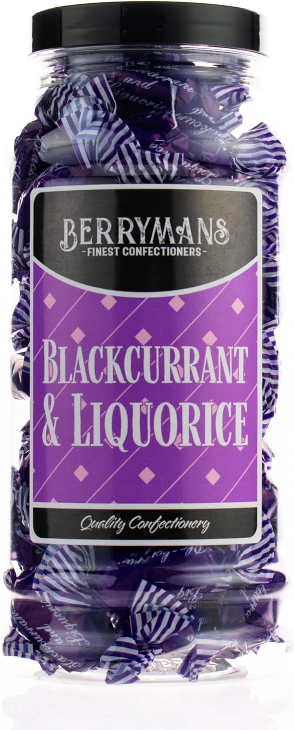 Original Blackcurrant & Liquorice Retro Boiled Sweets Gift Jar By ...