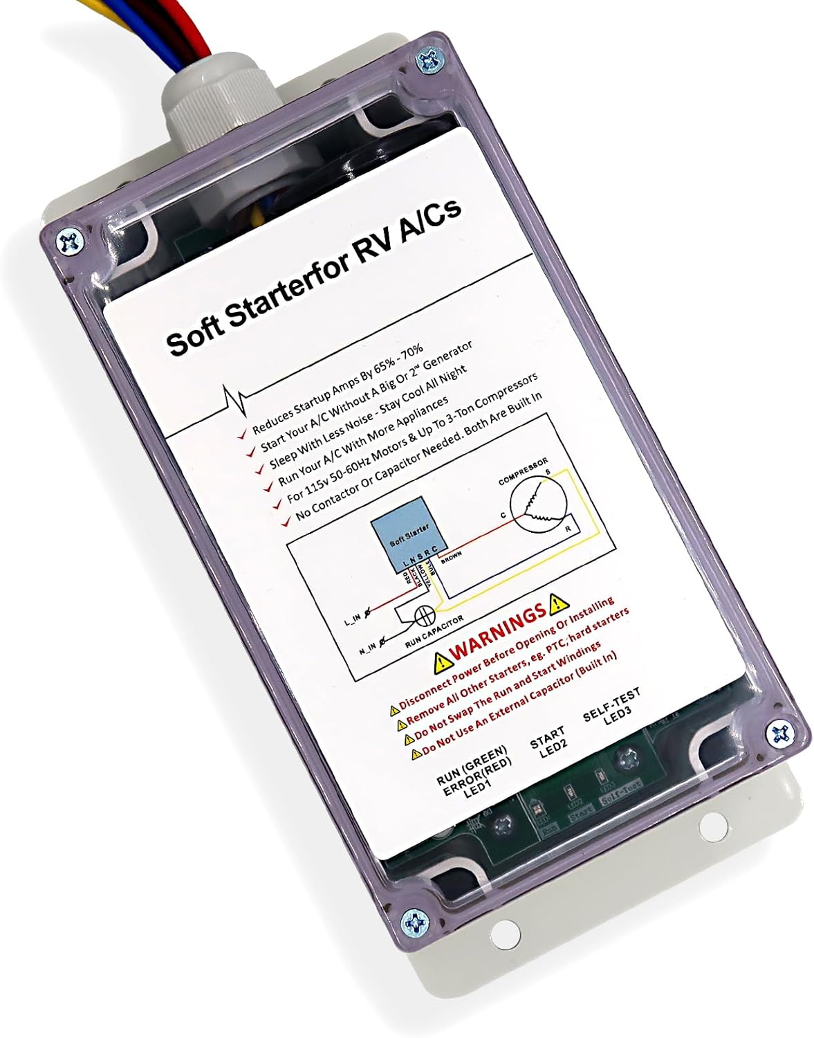 Amazon.com: Beefento Soft starters for RV air conditioners, start RV ...