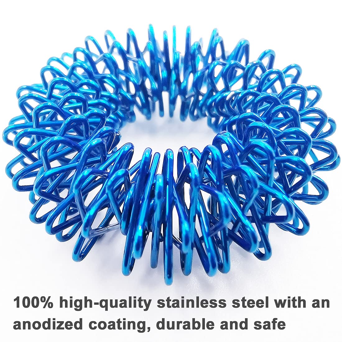 Snapklik.com : FRIMOONY Spiky Sensory Rings For Fingers Massage