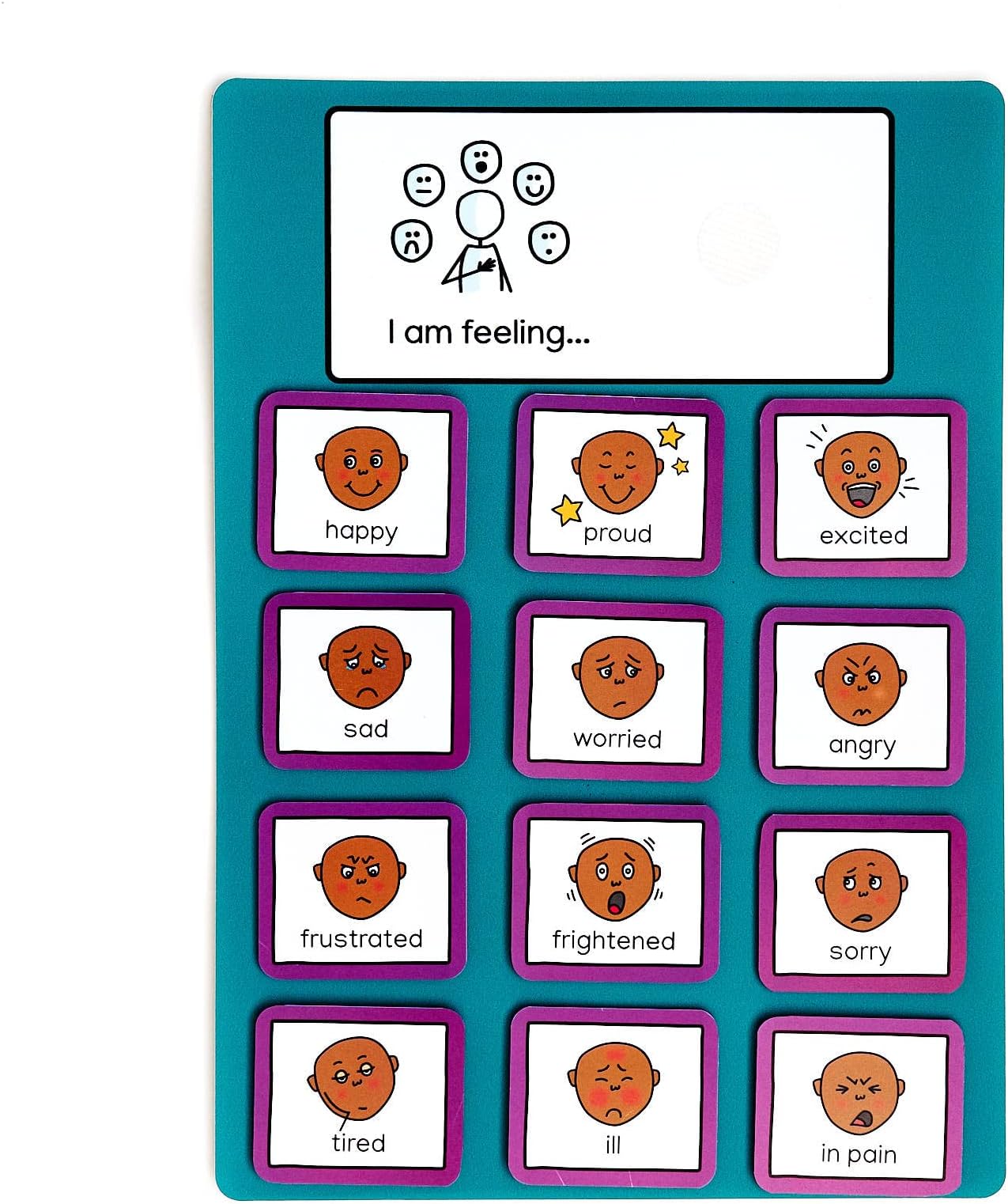 I Am Feeling Chart, (B) Emotions Visual Symbols To Support Emotional ...