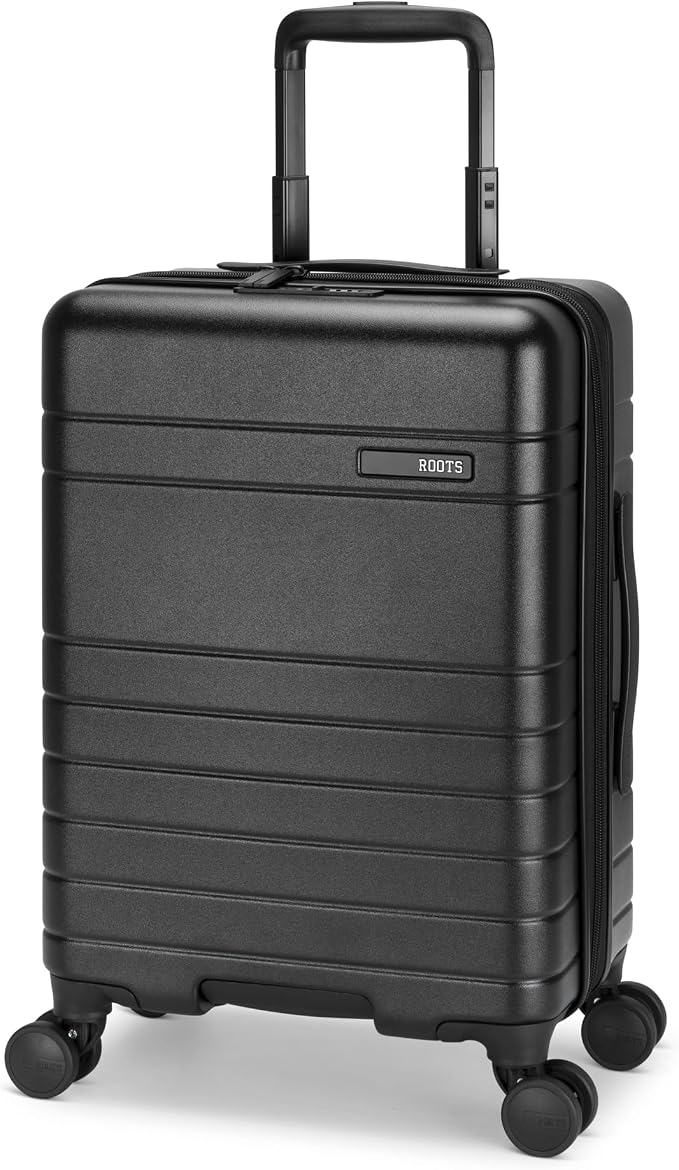ROOTS Travel Collection Hardside Carry-On Luggage – Lightweight ...