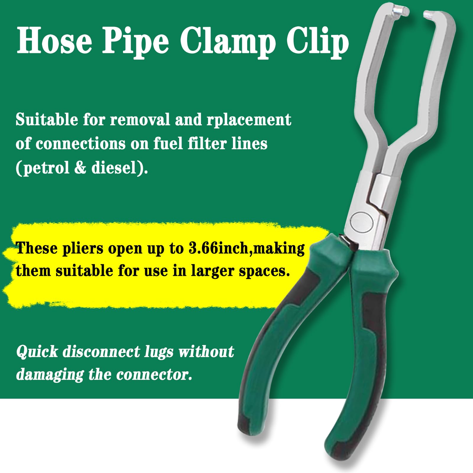 Snapklik.com : 4Pcs Fuel Line Pliers Set, 9 Inch Fuel Filter Caliper ...