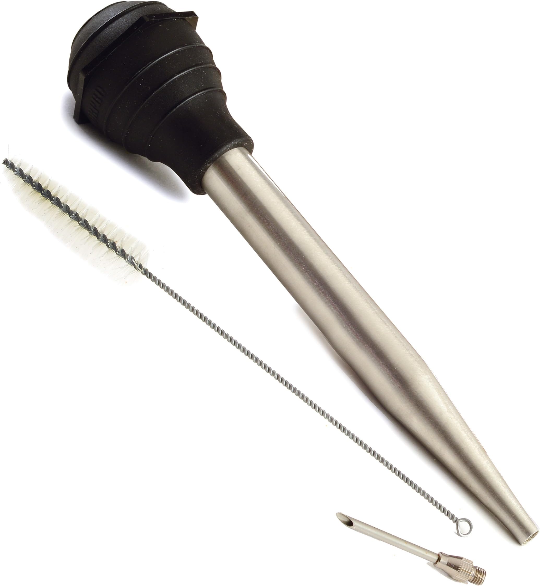 Amazon.com: Norpro Deluxe Stainless Steel Baster with Injector and ...