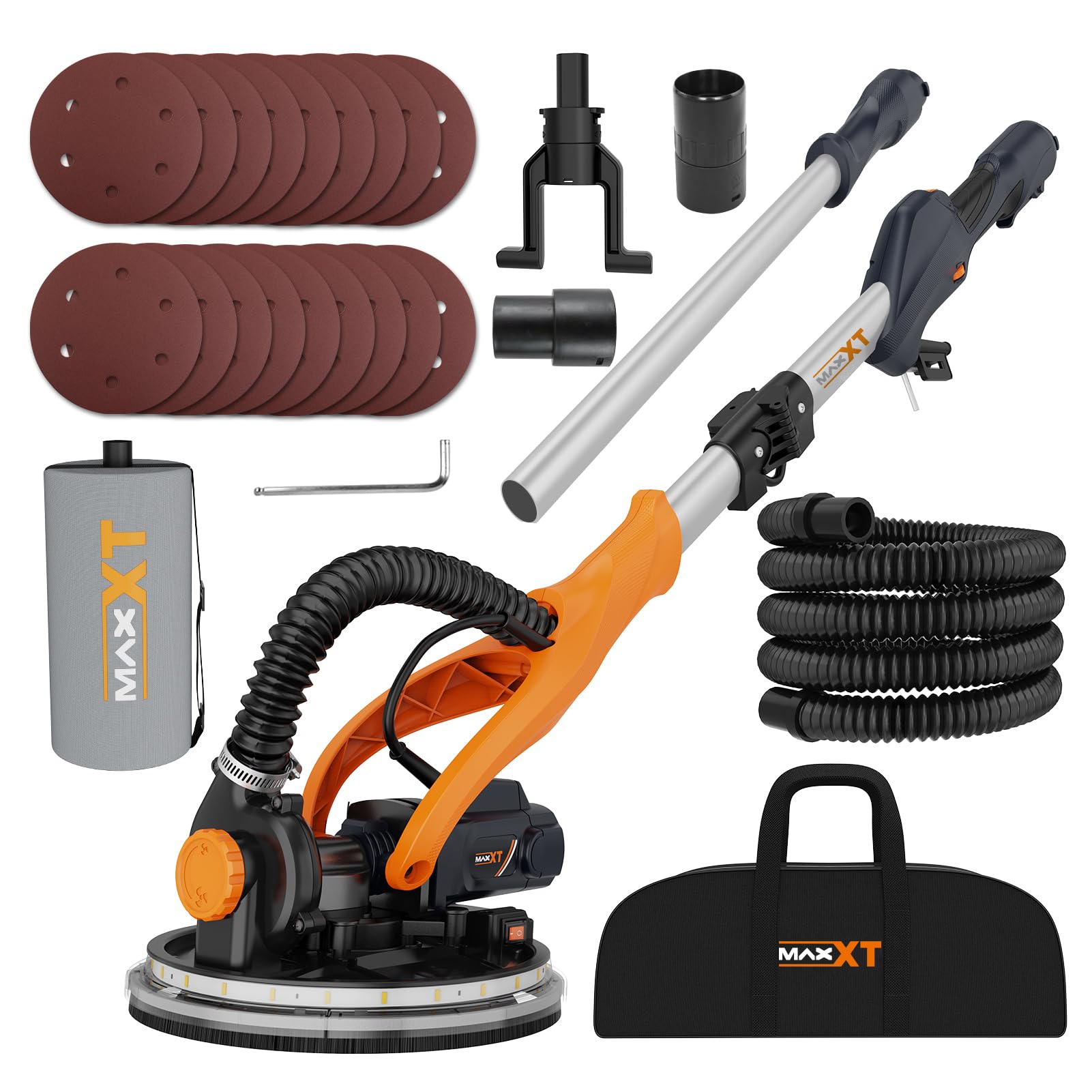 MAXXT Drywall Sander with Vacuum Dust Collection, Popcorn Ceiling ...