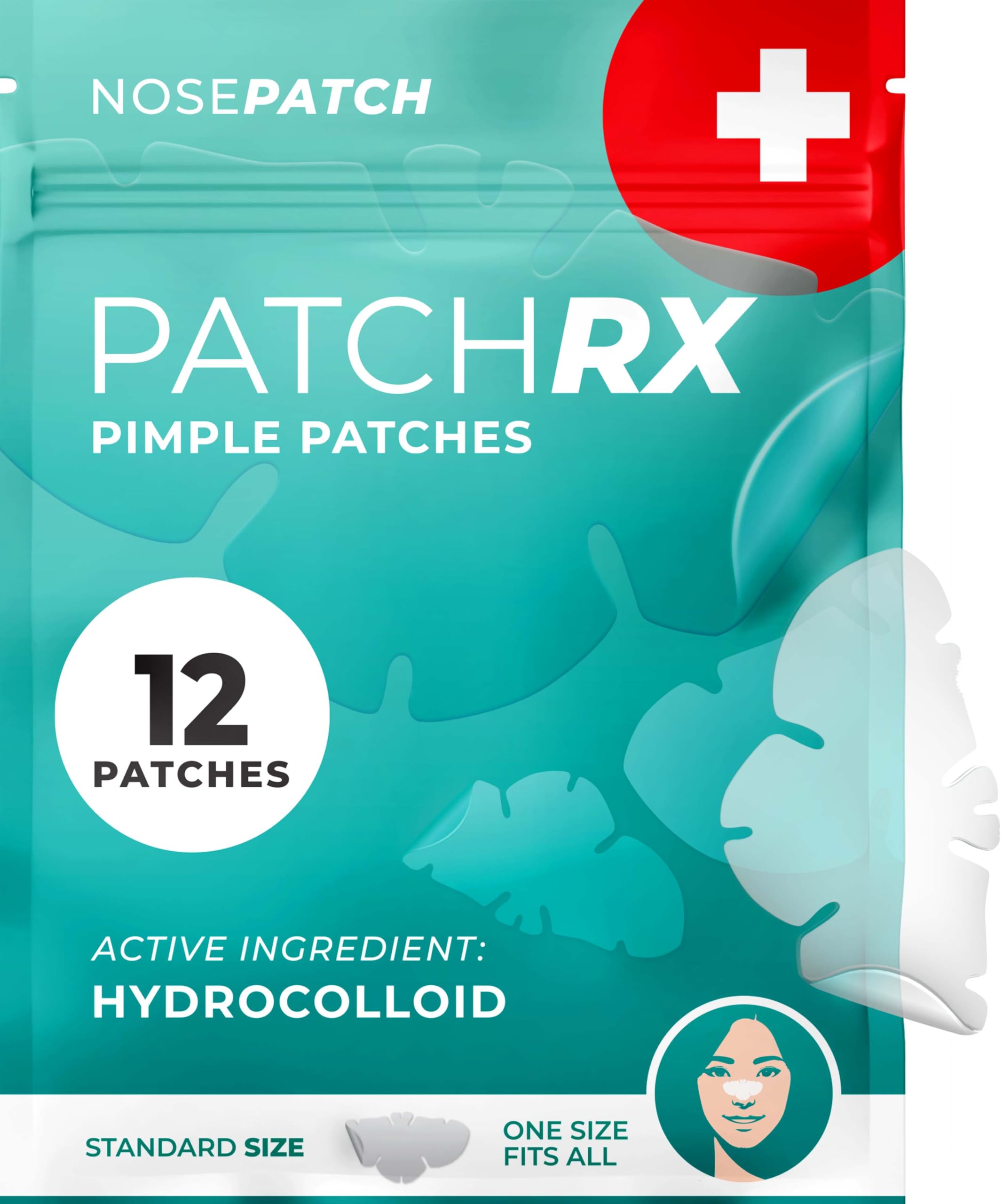 Amazon.com: PatchRx Pimple Patches for Nose (12 Pack), Cover Nose Pimples Overnight ...