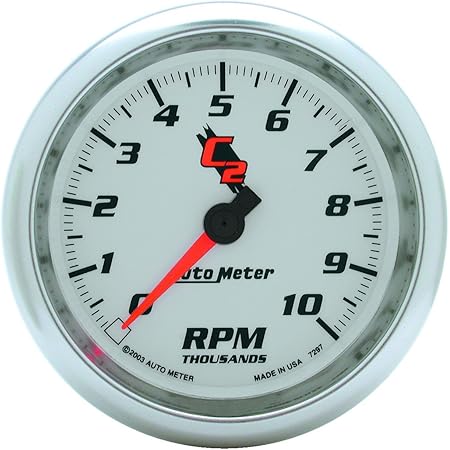 Amazon.com: Auto Meter 7390 NV 3-3/4" 10000 RPM Mini-Monster Tachometer ...