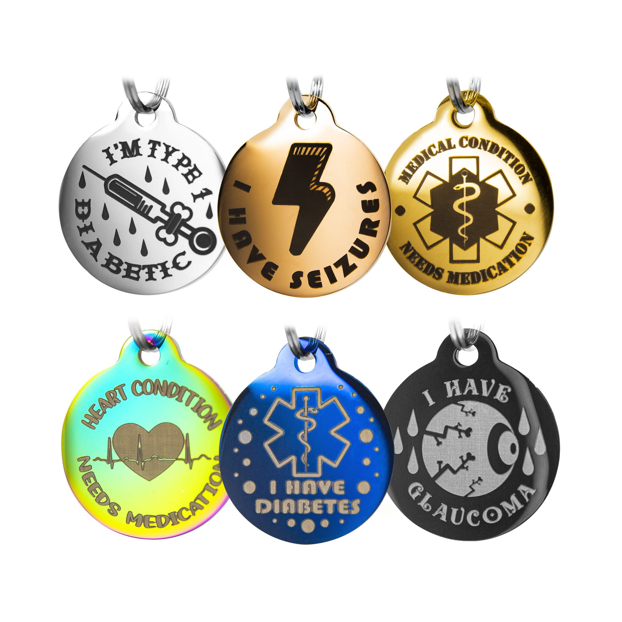 Amazon.com: Engraved Dog/Pet Tags Personalized Deaf, Special Medical ...