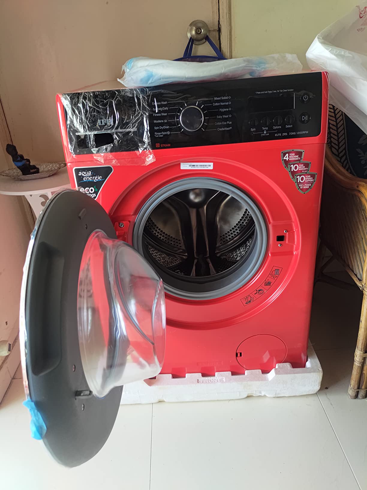 IFB 7 Kg 5 Star Front Load Washing Machine 2X Power Steam (ELITE ZLS ...