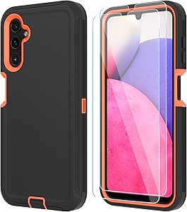 Amazon.com: ONOLA Compatible with Samsung Galaxy A14 5G Case with HD Screen Protector (2 Pack ...